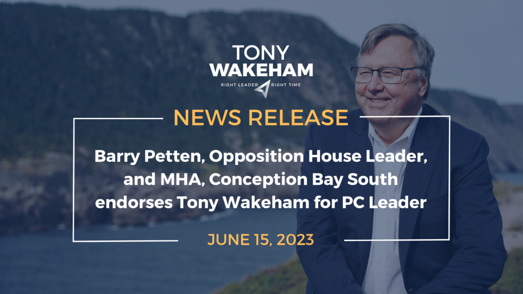Barry Petten, Opposition House Leader, and MHA, Conception Bay South ... Barry Petten, Opposition House Leader, and MHA, Conception Bay South ...